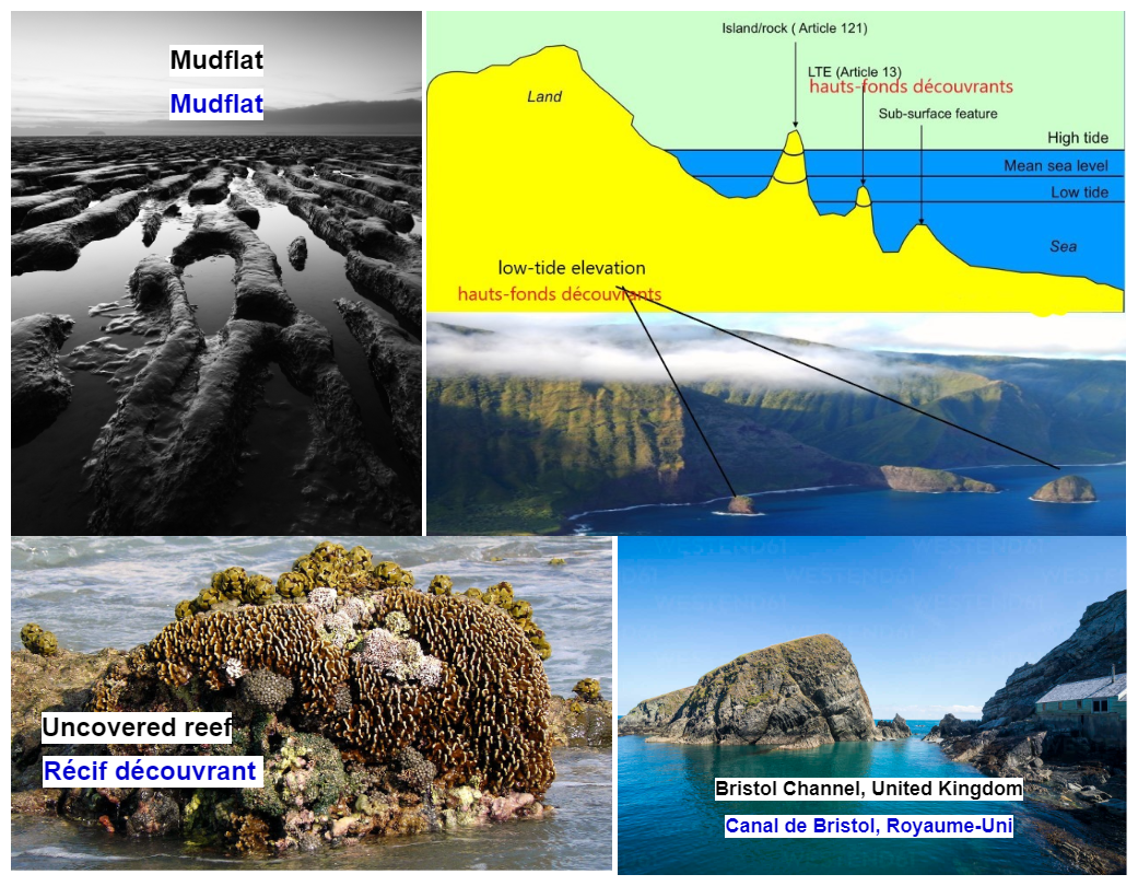 Low-tide elevation: pronunciation, etymology, definition